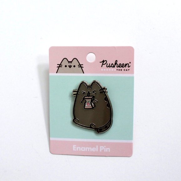 Pusheen | Jewelry | Pusheen The Cat Enamel Pins Set Of 3 Boba ...